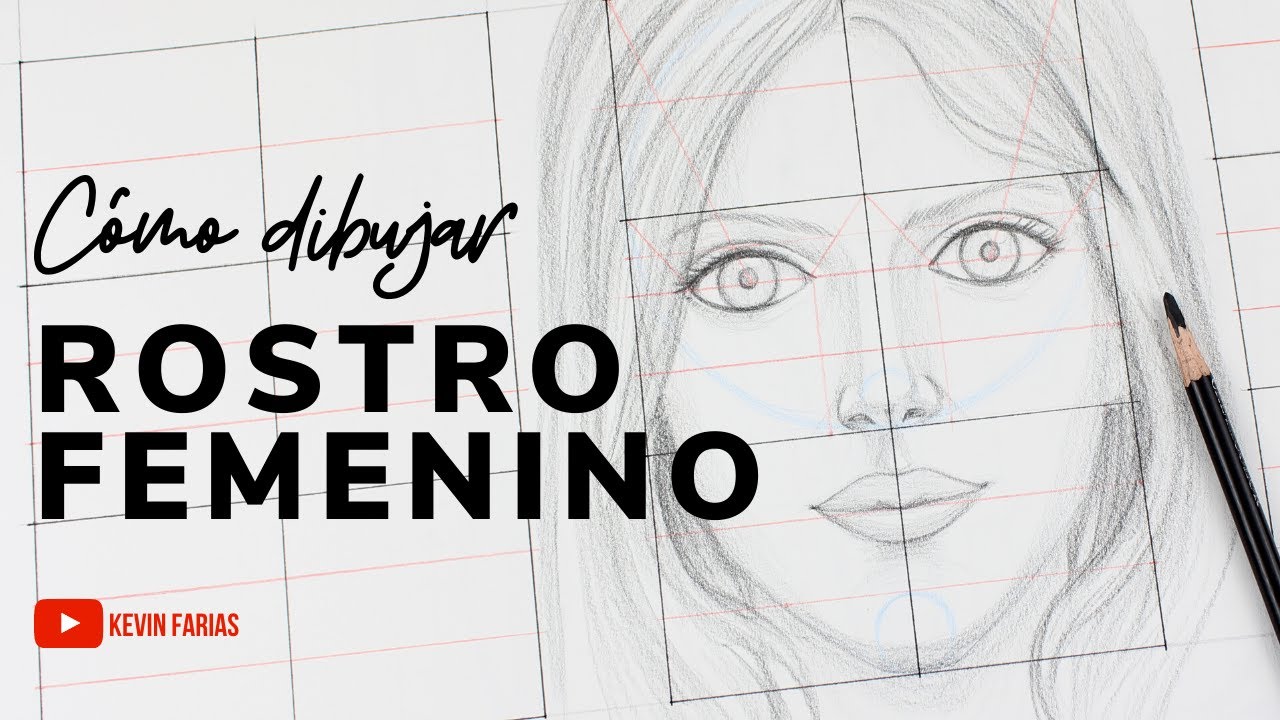 COMO DIBUJAR EL ROSTRO FEMENINO ✍🏻 Kevin Farias