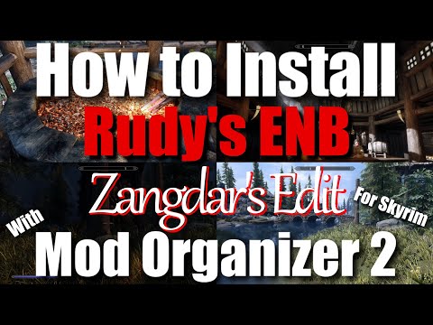 How to install Rudy's ENB for Skyrim with MO2
