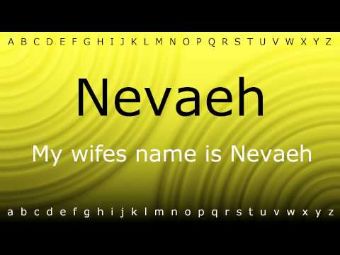 Here I will teach you how to pronounce 'Nevaeh' with Zira.mp4