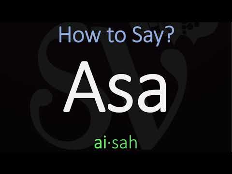 How to Pronounce Asa? (CORRECTLY)