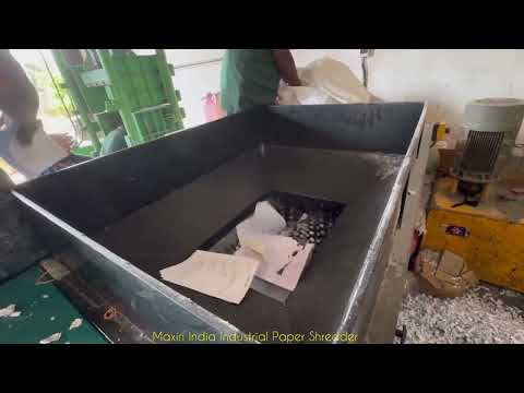 Industrial paper shredder, Paper shredder, #Paper #shredding #machine, Note books shredding Machine
