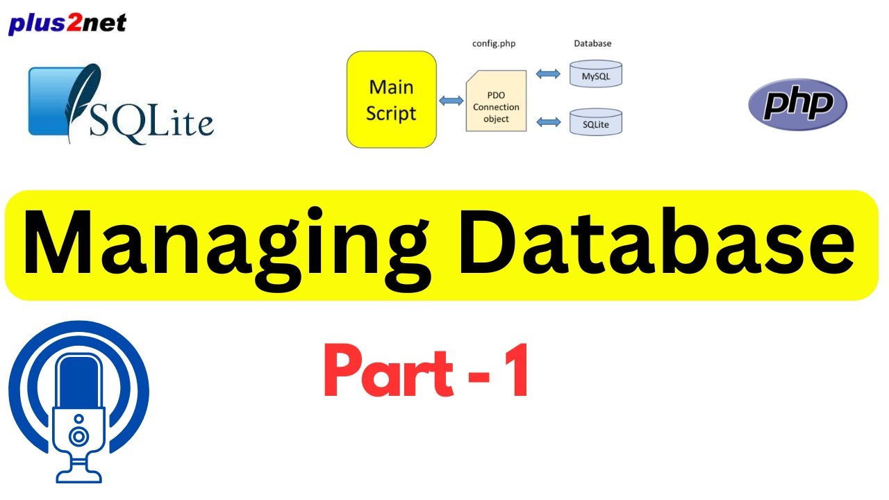 Managing SQlite database by using PHP PDO