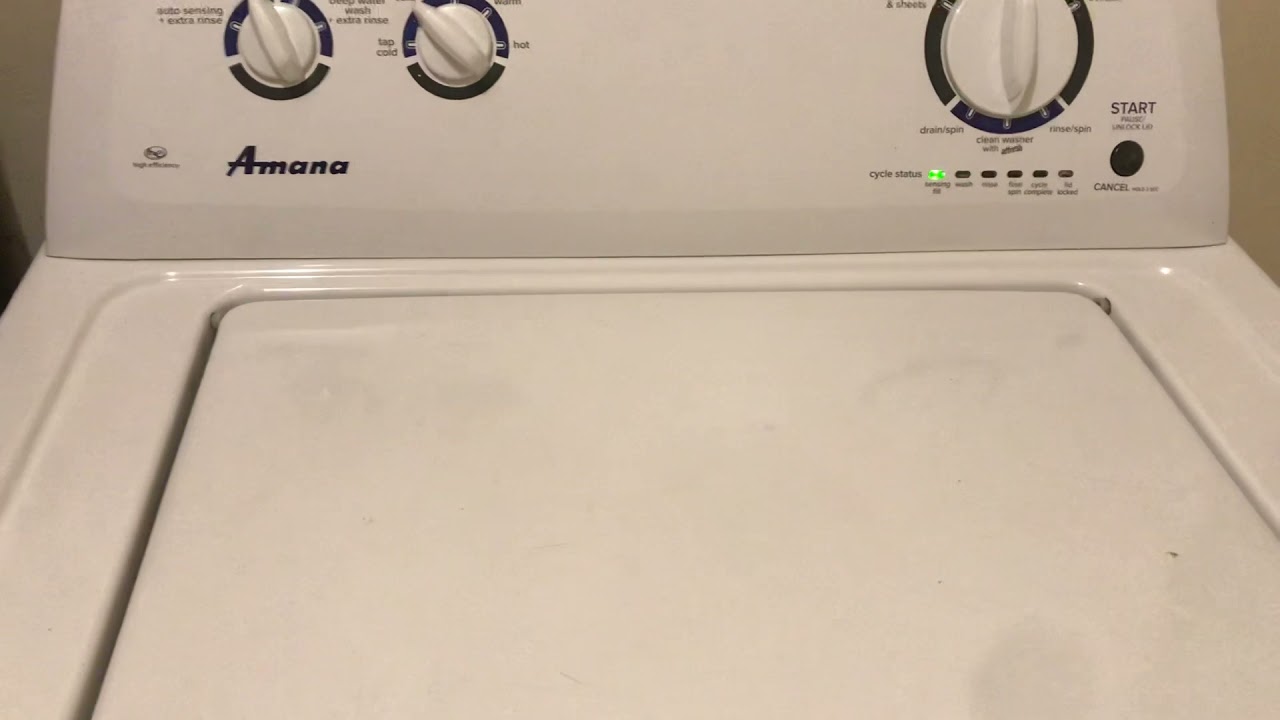 How to clean your Amana top loader washing machine