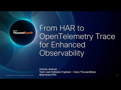 SREcon25 Americas - From HAR to OpenTelemetry Trace: Redefining Browser Observability
