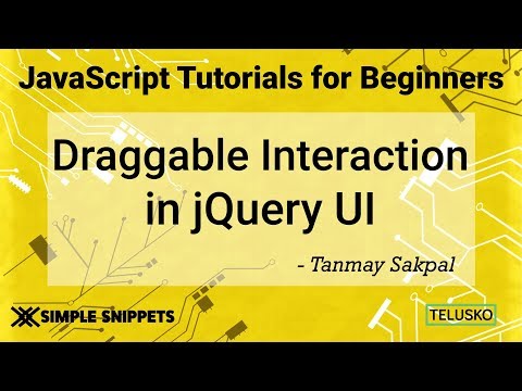 Learn Draggable Interaction in JQuery UI - Mind Luster