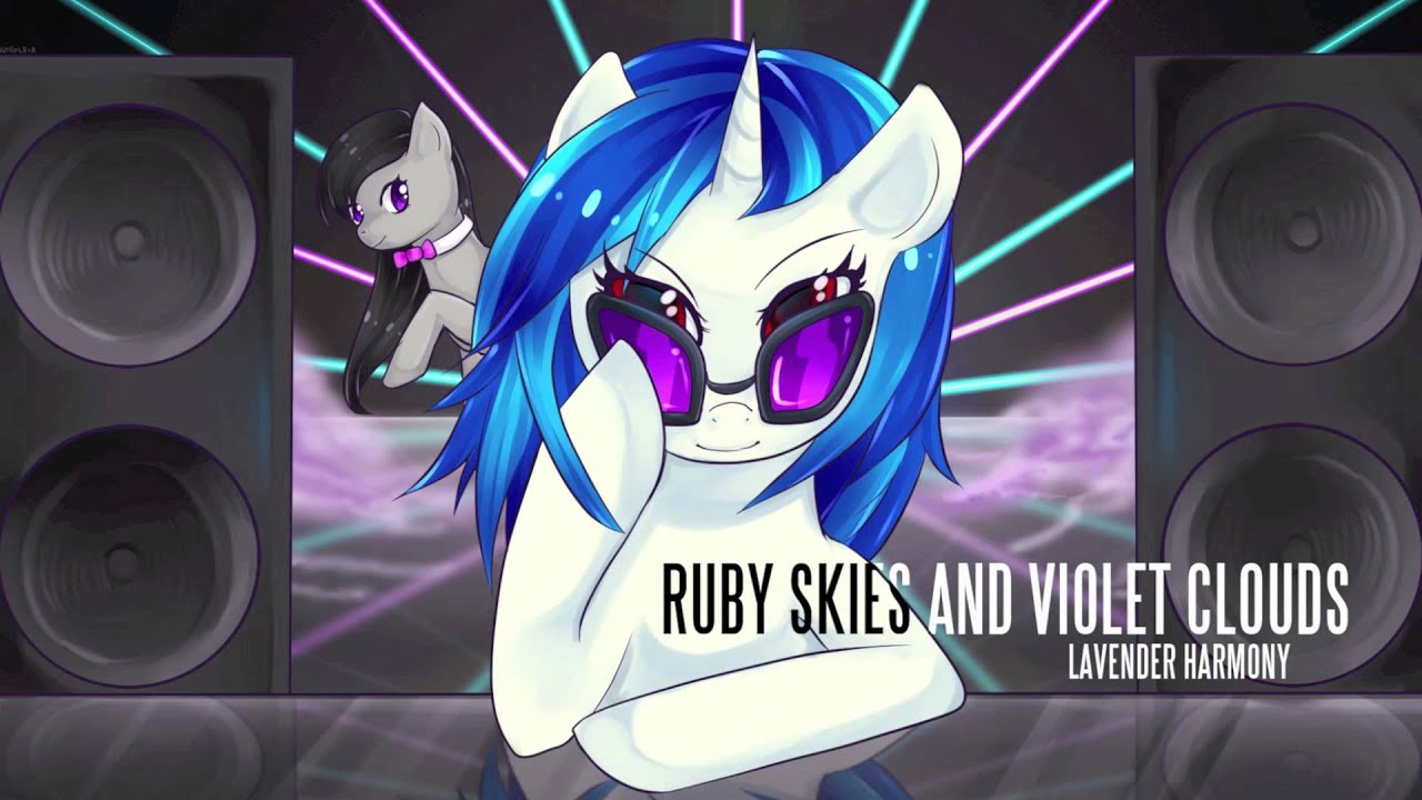 Ruby Skies and Violet Clouds