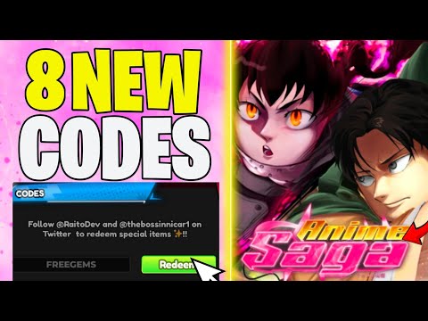 *NEW CODES* ROBLOX ANIME SAGA CODES 2025 | ANIME SAGA CODES | ANIME SAGA NEW UPDATE