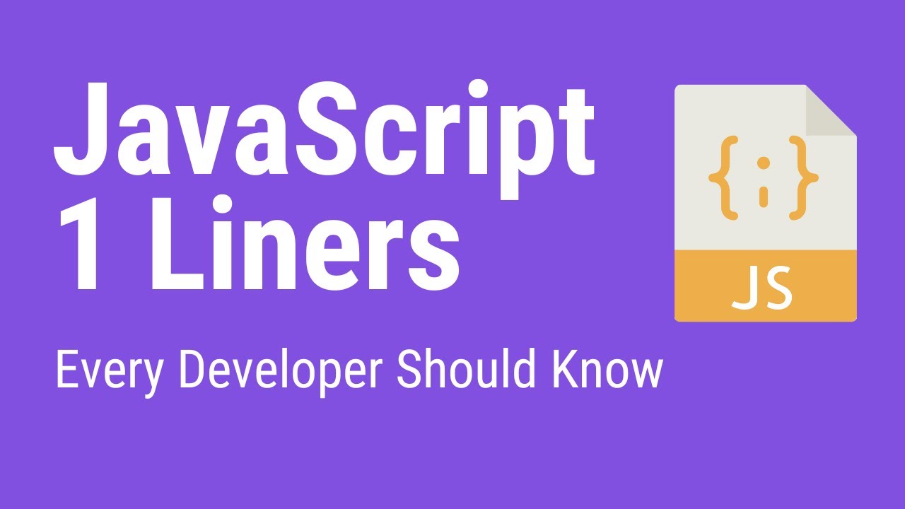 Javascript One Liners Every Senior Developer Should Know