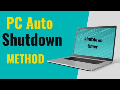 PC Auto Shutdown Timer Setup for Windows