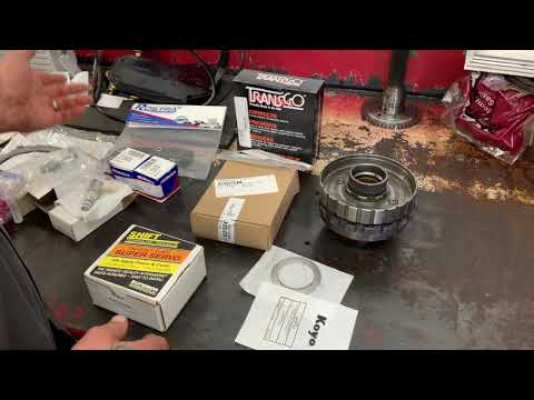 All the parts needed for a 4l60e rebuild.
