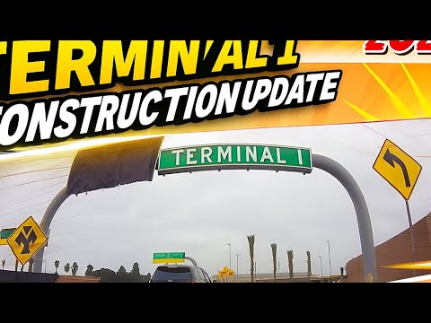 🚧 SD Airport Terminal 1 Construction Update - June 7, 2025 (New Curves & Landscaping)