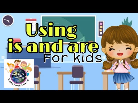 Using is and are for kids| English Grammar | is and are sentences|