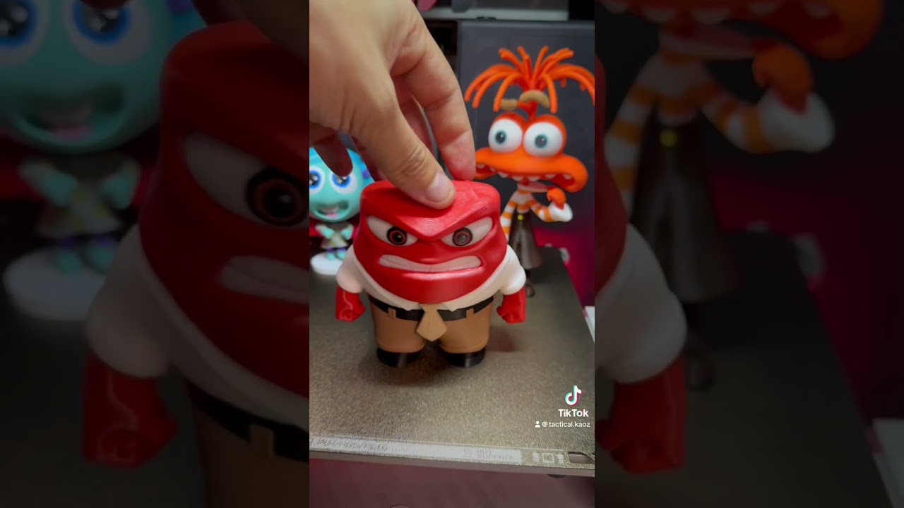 Anger, Envy, Anxiety Inside Out 2 #bambulab #toys #3dprinted #3dprinting #3dprinter #insideout