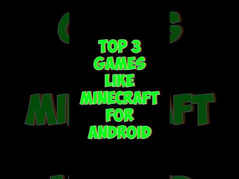 TOP 3 GAMES LIKE MINECRAFT FOR ANDROID #shorts #minecraft