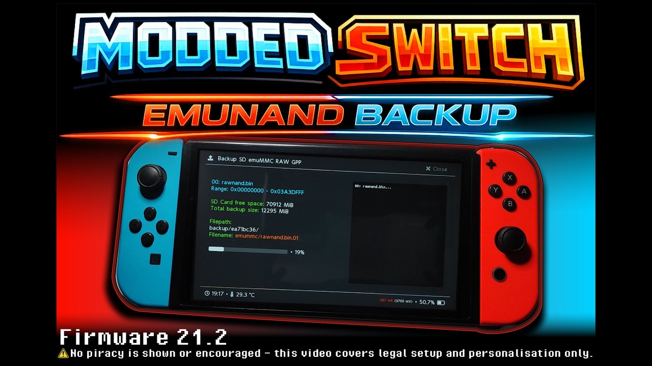 Backup Your EmuMMC (EmuNAND) on a Modded Switch | Protect Your CFW Setup