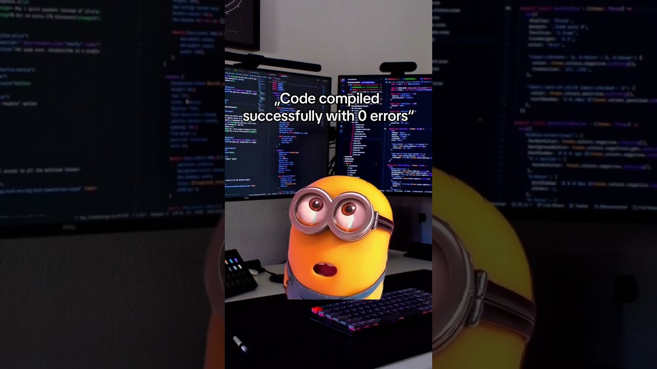 When my code compiled successfully with 0 error..🤣😂