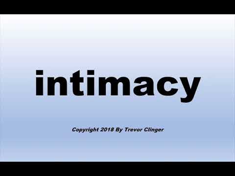 How To Pronounce intimacy (In English)