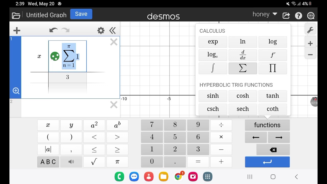 This math graph thing is called desmos