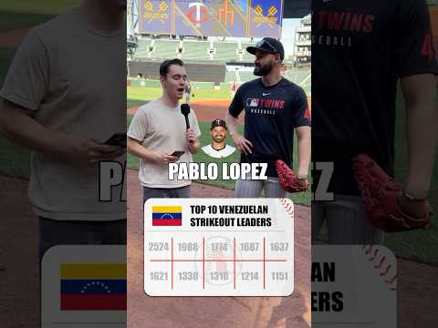 STAR MLB PITCHER GUESSES VENEZUELAN STRIKEOUT LEADERS 🤯 #mlb #baseball #trivia