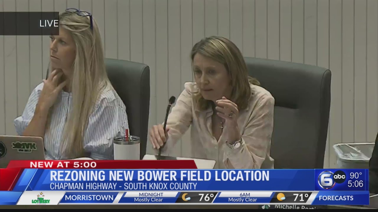 Rezoning new Bower Field location