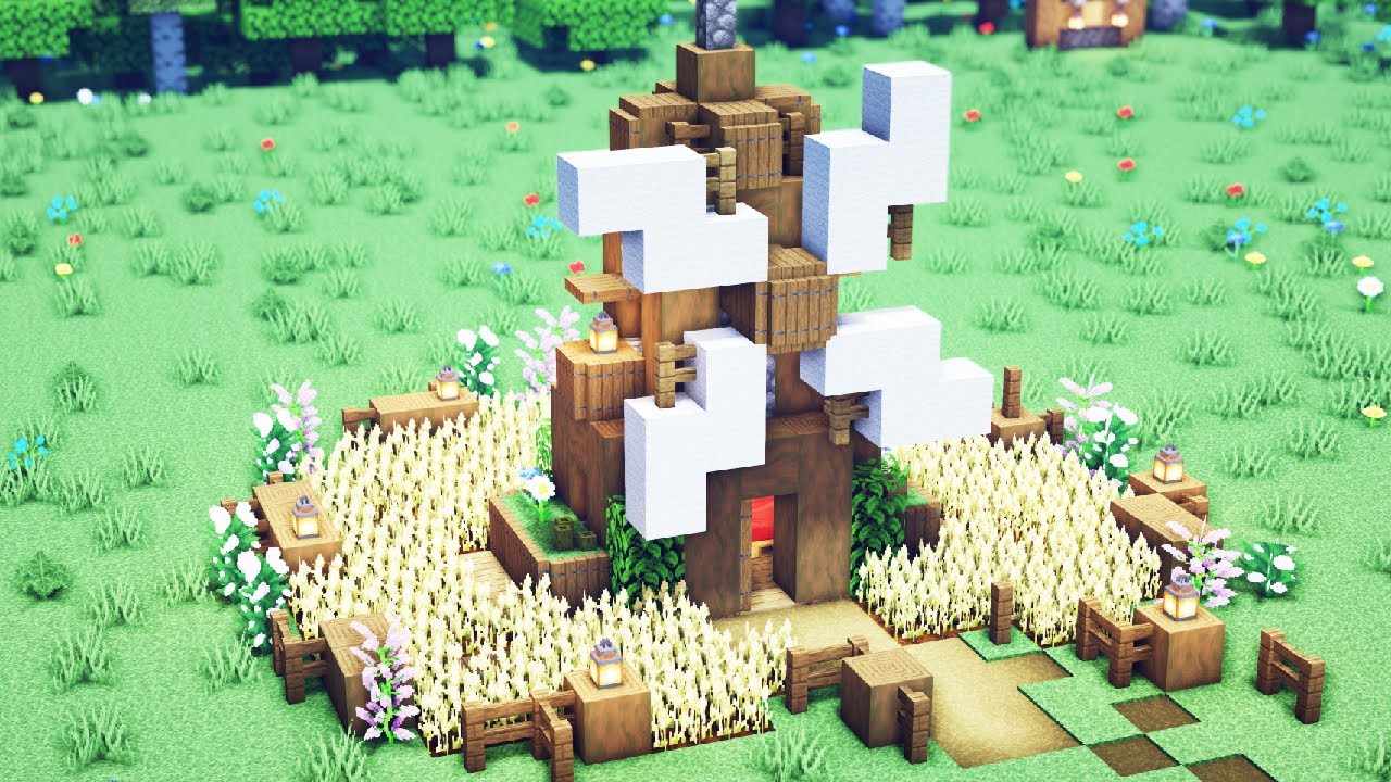 Minecraft: How To Build a Mini Windmill