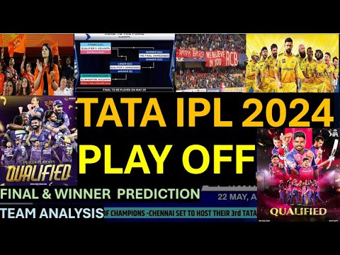 IPL 2024 WINNER,PLAY OFF FIXTURE ,FINAL- Prediction