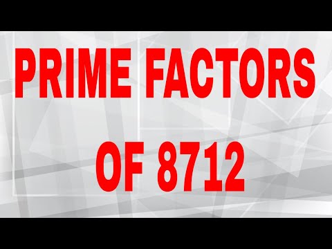 Prime factors of 8712|Prime factorization