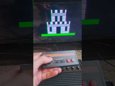 Super Mario Bros. on Atari 2600 (VCS). Princess Rescue homebrew. #atari2600
