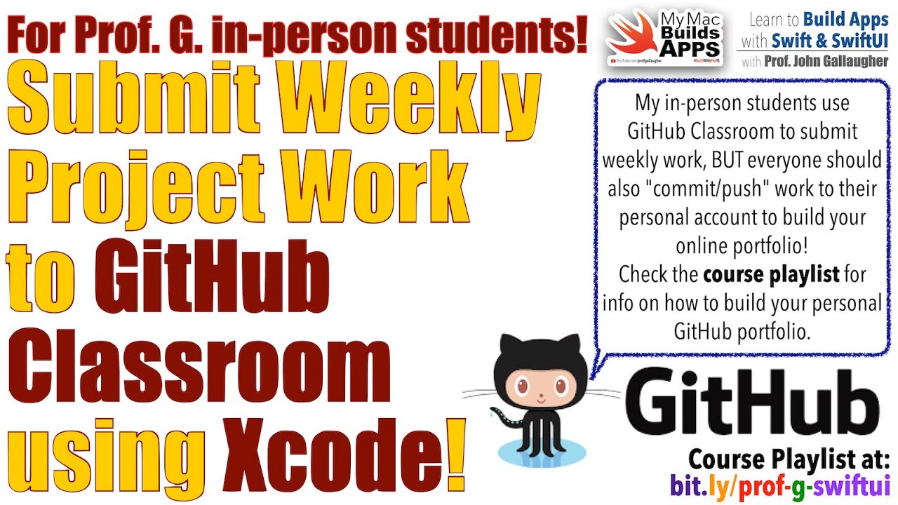 Uploading Xcode projects to GitHub Classroom (2026)