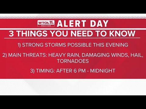 WTOL 11 live severe weather coverage