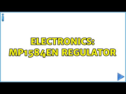 Electronics: MP1584EN Regulator
