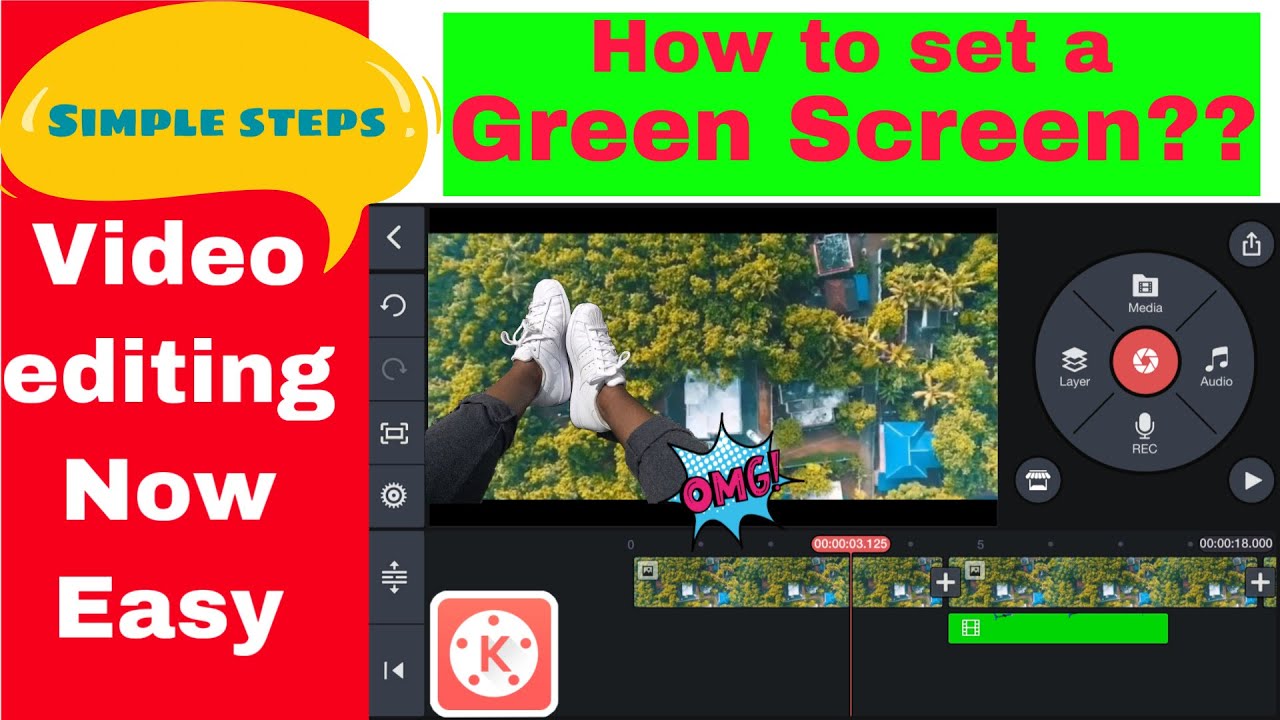 Kinemaster editing tutorial | Green-screen effects | editing top tips