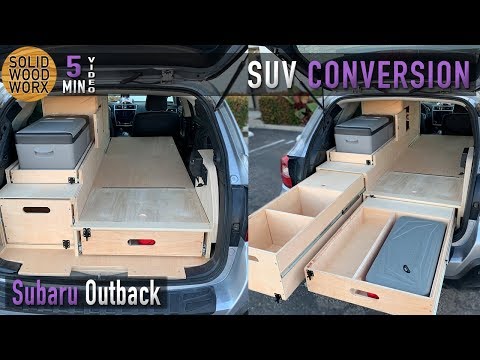 This Subaru Outback Camper Conversion Looks Ready For Six-Month ...