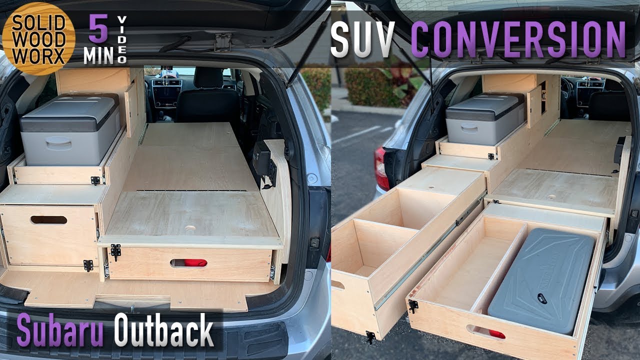 This Subaru Outback Camper Conversion Looks Ready For Six-Month ...