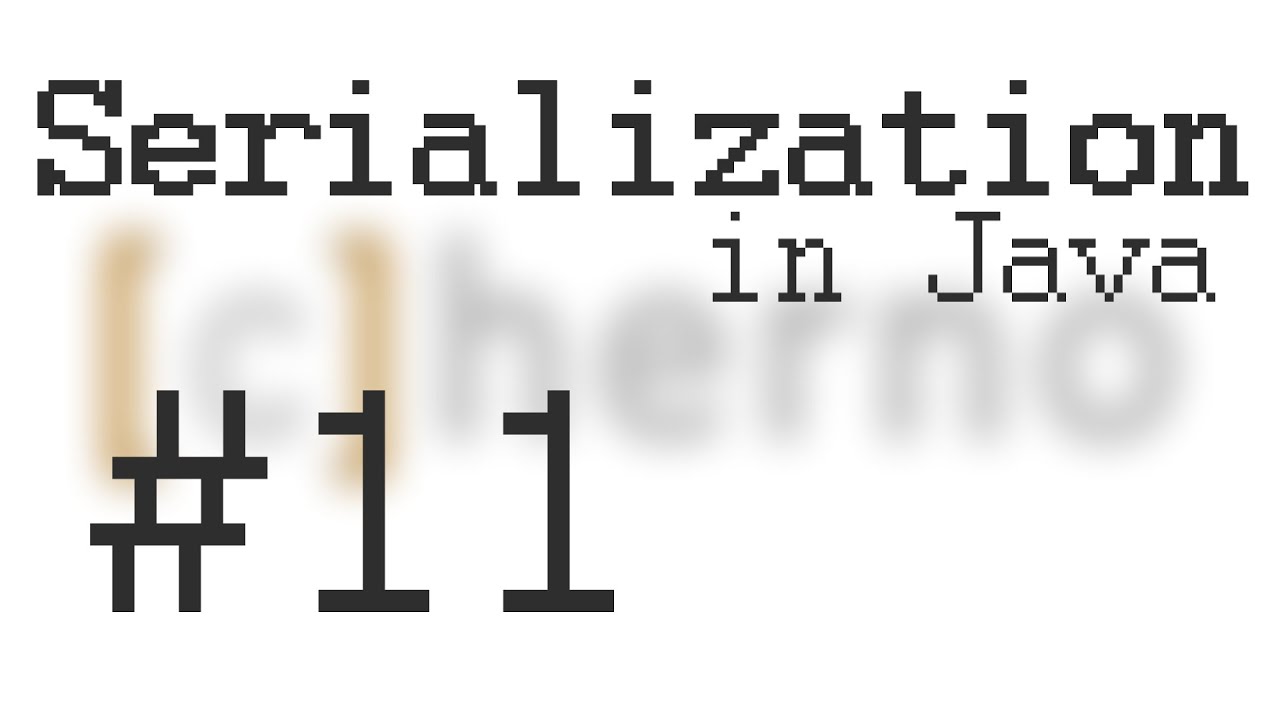 Serialization #11 - Databases