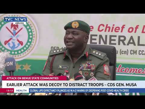 Informants Aided Attacks In Benue State - CDS Gen. Musa