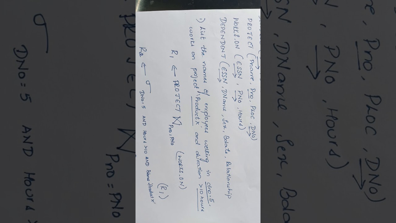 DBMS assignment solution 1(a)