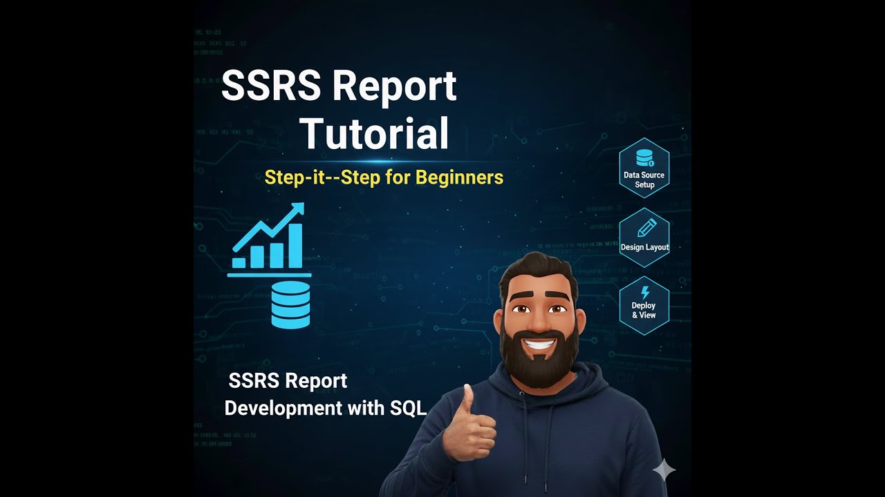 SSRS Report Tutorial with SQL Server | Step-by-Step for Beginners | SSRS Report Development with SQL