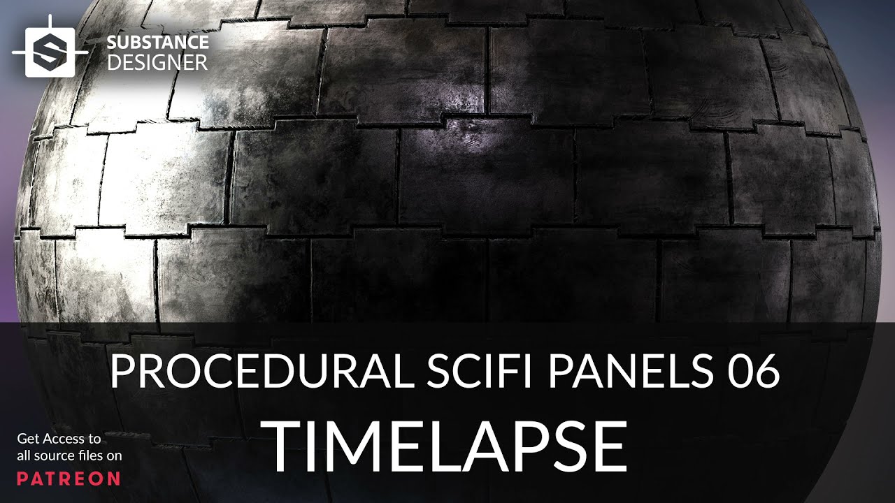 Substance Designer - Scifi Panels 05
