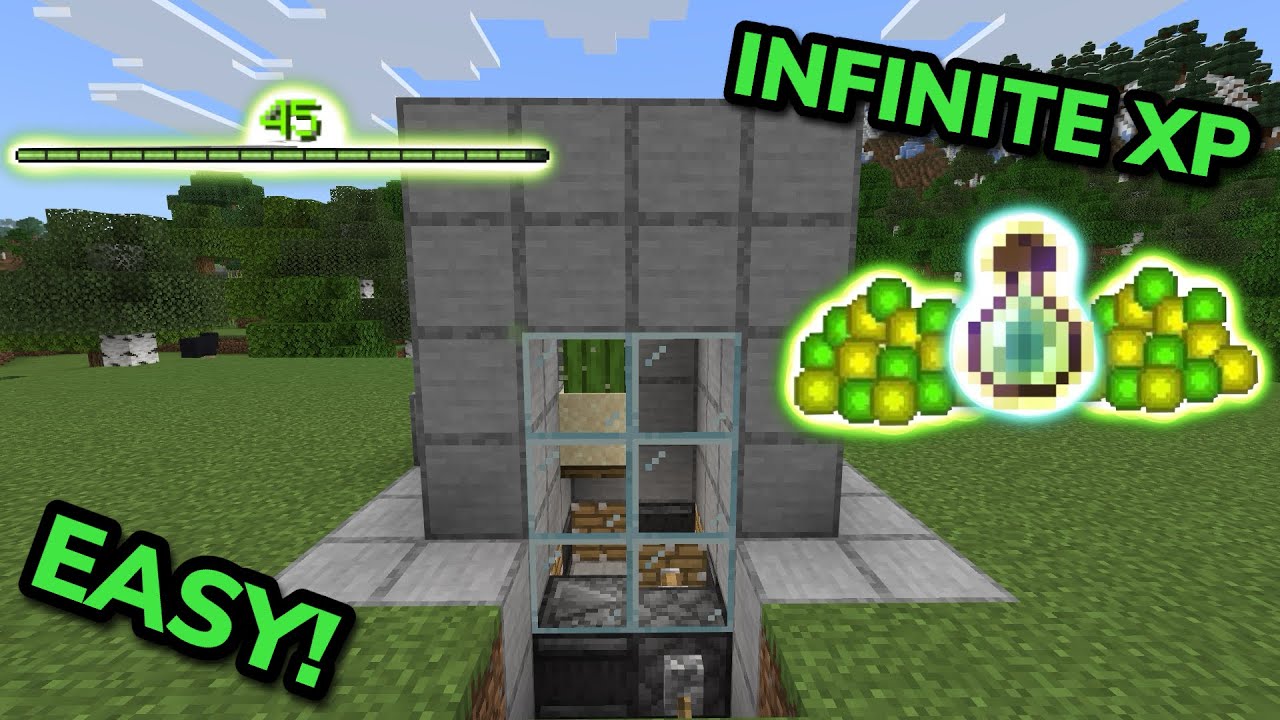 COMPACT 1.21 XP FARM TUTORIAL in Minecraft Bedrock (MCPE/Xbox/PS/Switch/PC) - Minecraft Builders