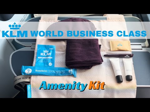 KLM World Business Class Amenity Kit | Whatβs Inside?