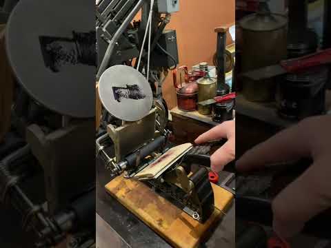 Printing strange letterpress cuts in Reflex Blue ink