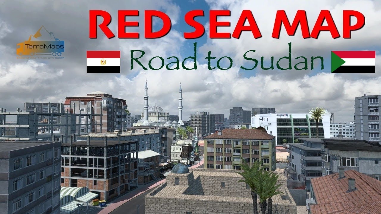 Red Sea Map v1.3.2 - ETS2 1.42 1.3.2 - ETS 2