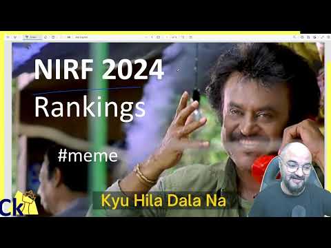 NIRF 2024 Ranking for MBA Colleges Out! #Comedy Show | #memes Fest!!