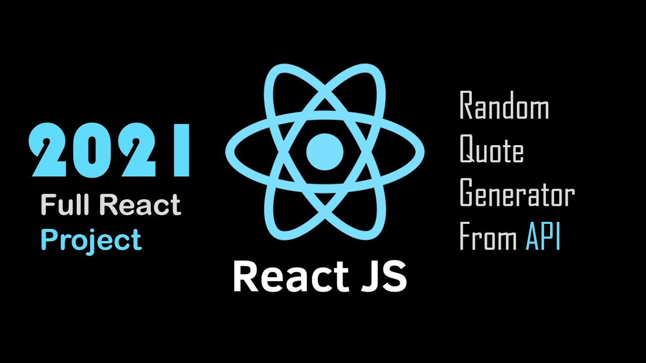 Full React Project - Random Quote Generator From API
