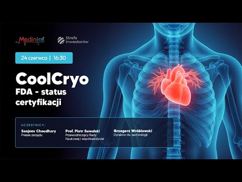 Status certyfikacji FDA dla projektu CoolCryo [webinar z przedstawicielami Medinice]