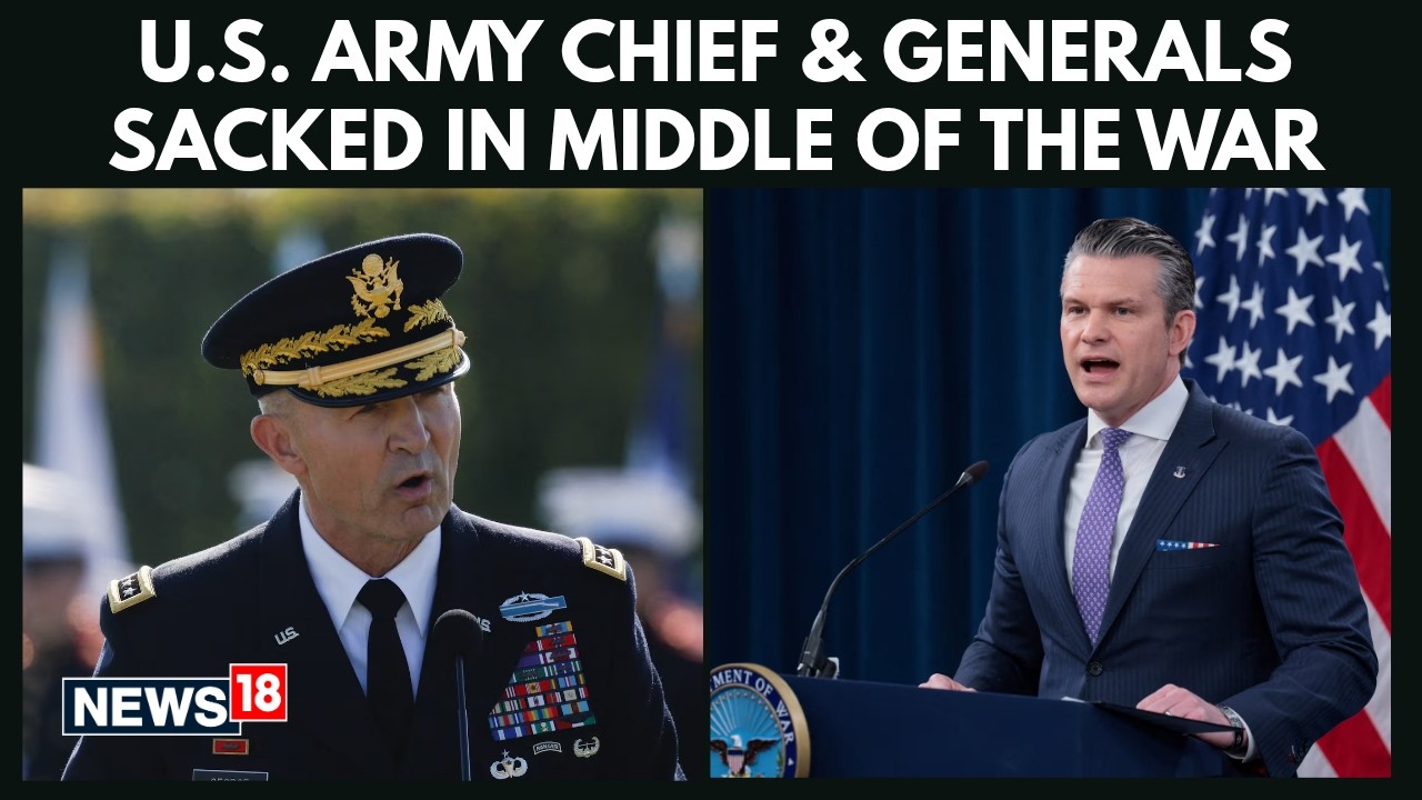Shock in Washington: U.S. Army Chief and Top Generals Sacked Amid Ongoing War | TRENDING | N18G