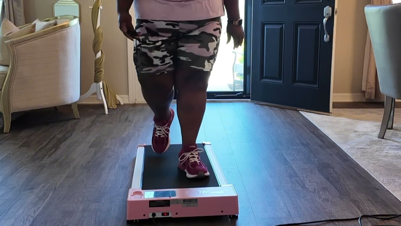 JAGJOG PINK Under Desk Treadmill For Home Fitness | Walking Pad | Weight Loss ​⁠@jagjogofficial