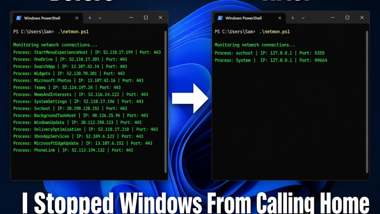I Stopped Windows From Calling Home (Here's How)