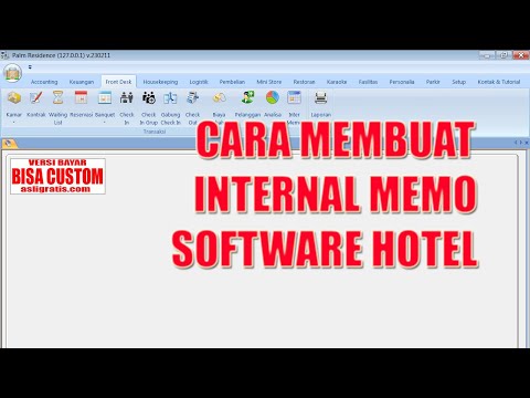 CARA MEMBUAT INTERNAL MEMO SOFTWARE HOTEL